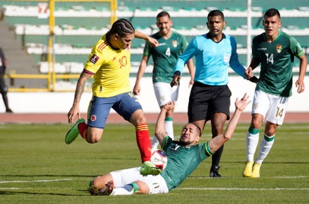Bolivias Rodrigo Ramallo Action Against Colombias Editorial Stock Photo ...