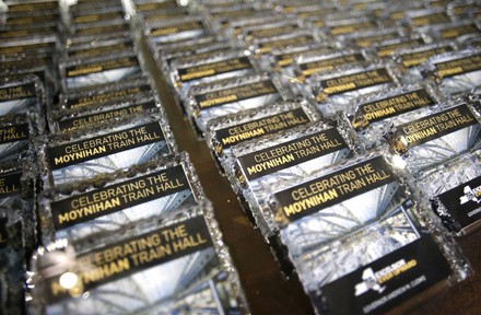 Construction Workers Present Groundbreaking Ceremony Moynihan Editorial ...