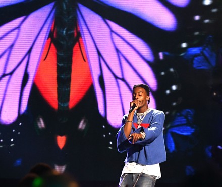 Playboi Carti Performs He 2017 Bet Editorial Stock Photo - Stock Image ...