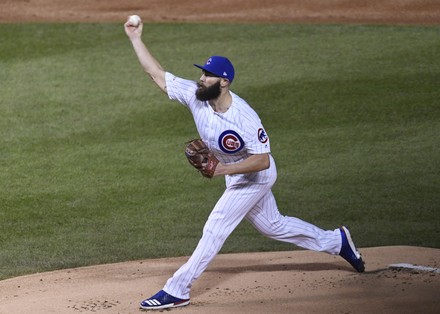 Chicago Cubs Starting Pitcher Jake Arrieta Editorial Stock Photo ...