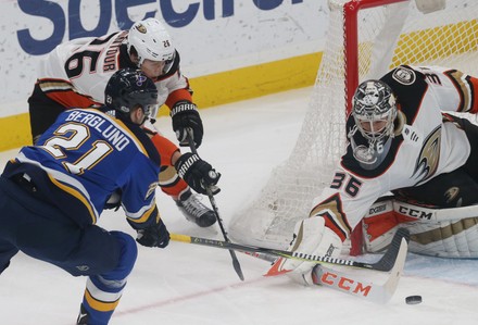 Anaheim Ducks Joseph Blandisi Changes Direction Editorial Stock Photo ...