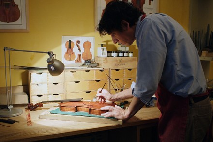 Luthier Work His Workshop Luthier Craftsperson Editorial Stock Photo ...