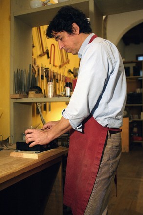 Luthier Work His Workshop Luthier Craftsperson Editorial Stock Photo ...