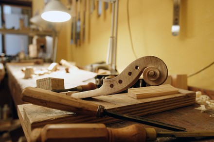 Luthier Work His Workshop Luthier Craftsperson Editorial Stock Photo ...