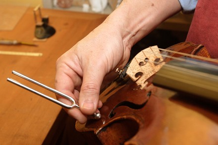 Luthier Work His Workshop Luthier Craftsperson Editorial Stock Photo ...