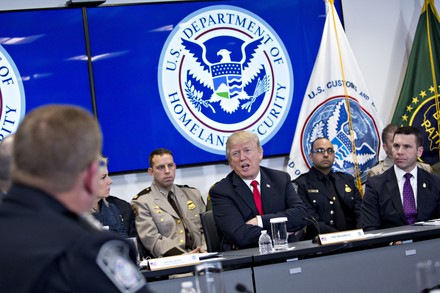 President Trump Visits The Customs And Border Protection National ...