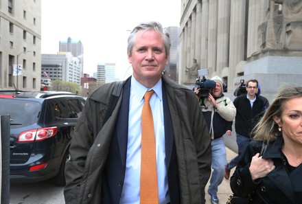 Attorney Scott Rosenbloom Surrounded By Reporters Editorial Stock Photo ...