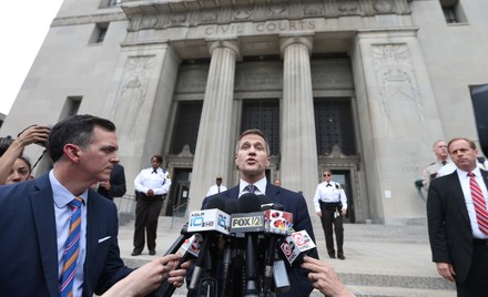 Missouri Governor Eric Greitens Talks Reporters Editorial Stock Photo ...