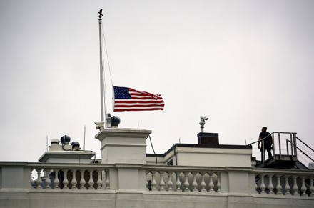 Flag That Sits Atop White House Editorial Stock Photo - Stock Image | Shutterstock