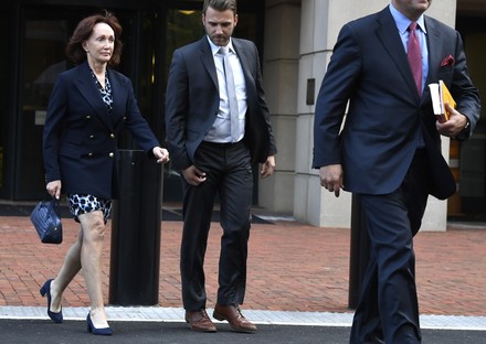 Kathleen Manafort Wife Paul Manafort Departs Editorial Stock Photo ...