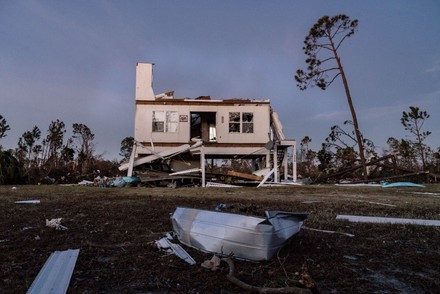 Damaged Destroyed Homes Sit Among Lots Editorial Stock Photo - Stock ...