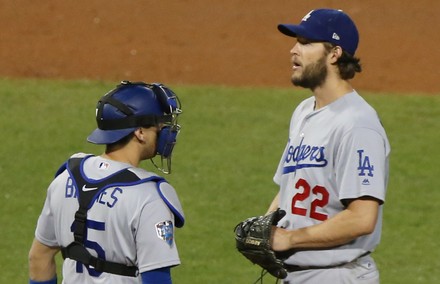 Los Angeles Dodgers Starting Pitcher Clayton Editorial Stock Photo ...