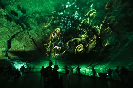 Sound Light Show Seen Cave Han Editorial Stock Photo - Stock Image ...