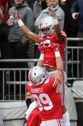 Ohio States Luke Farrell Holds Chris Editorial Stock Photo - Stock ...
