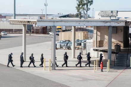 Uscustoms Border Protection Agents Walk Near Editorial Stock Photo ...