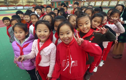 Chinese Students Gather Recess Young Communist Editorial Stock Photo ...