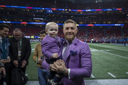 Conor Mcgregor Holds His Son Conor Editorial Stock Photo - Stock Image ...