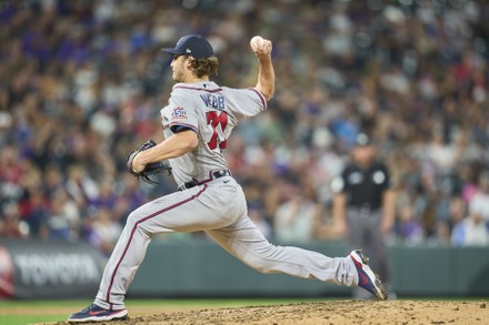 Atlanta Pitcher Jacob Webb 71 Throws Editorial Stock Photo - Stock ...