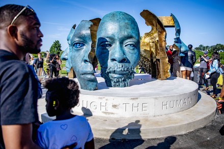 Visitors View Nelson Mandela Memorial During Editorial Stock Photo ...