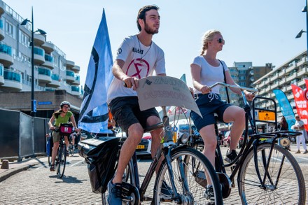 Extinction Rebellion bike protest against the Formula 1 Dutch Grand ...