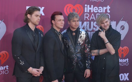 Zack Caspary Arrives Sixth Annual Iheartradio Editorial Stock Photo ...