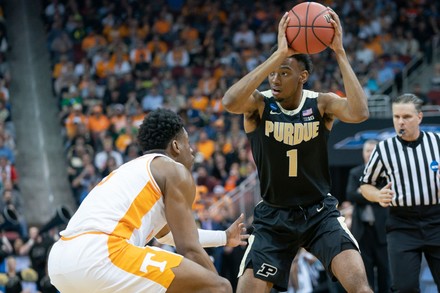 Purdues Forward Aaron Wheeler 1 Passes Editorial Stock Photo - Stock ...