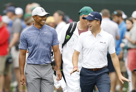 Tiger Woods Justin Thomas Walk 14th Editorial Stock Photo - Stock Image | Shutterstock