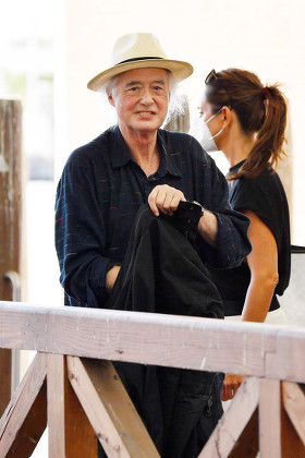 Exclusive Jimmy Page Leaves Venice Airport Editorial Stock Photo ...
