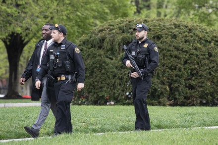 Us Secret Services Officers Walk On Editorial Stock Photo - Stock Image ...