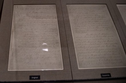 Emancipation Proclamation On Display Special Exhibit Editorial Stock ...