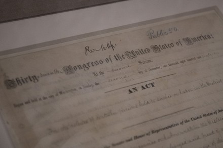 Emancipation Proclamation On Display Special Exhibit Editorial Stock Photo - Stock Image ...