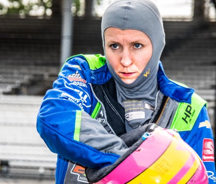 Pippa Mann Prepares Her First Laps Editorial Stock Photo - Stock Image ...