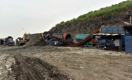 View Okhla Landfill On September 6 Editorial Stock Photo - Stock Image ...