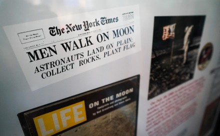 Historical Display Moon Landing Seen National Editorial Stock Photo ...