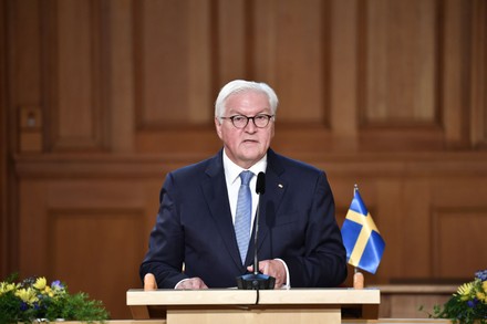 German President Frankwalter Steinmeier Gives Speech Editorial Stock ...
