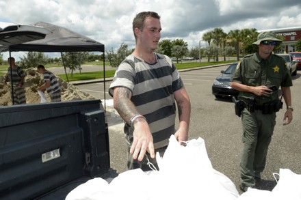 Preparation Hurricane Dorian Inmates Brevard County Editorial Stock ...