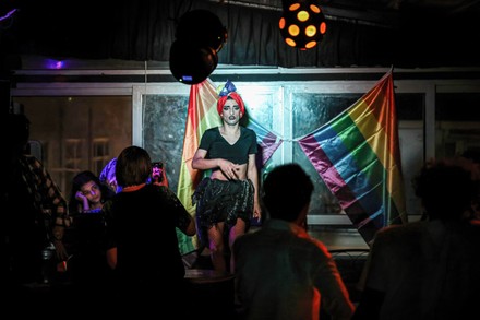 Electra Trans Dancer Performs On Stage Editorial Stock Photo - Stock ...