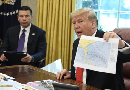 President Trump is briefed on Hurricane Dorian, Washington, District of ...