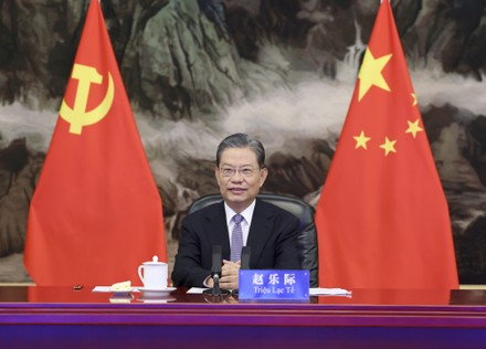 Zhao Leji Member Standing Committee Political Editorial Stock Photo ...