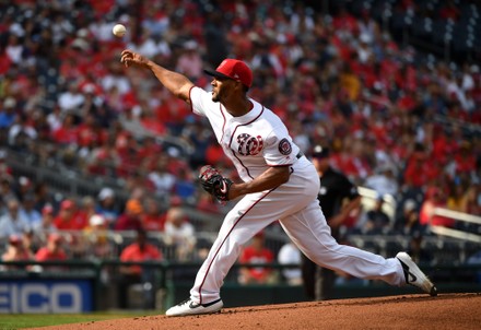 Washington Nationals Pitcher Joe Ross Pitches Editorial Stock Photo ...