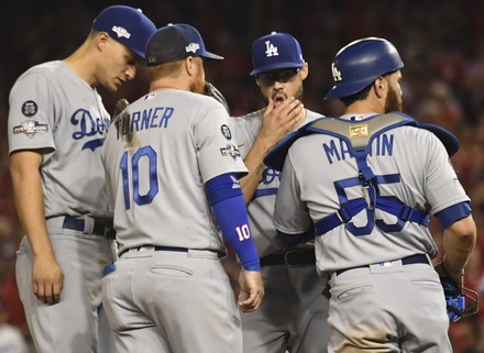Los Angeles Dodgers Corey Seager Reacts Editorial Stock Photo - Stock Image | Shutterstock