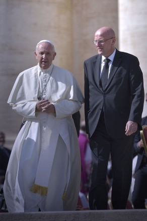Pope Francis His Personal Bodyguard Domenico Editorial Stock Photo ...