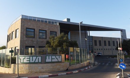 Teva Pharmaceutical Logo Seen English Hebrew Editorial Stock Photo ...