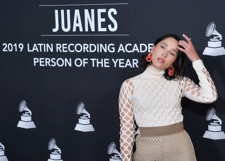 Singer Cami Arrives Latin Grammy Person Editorial Stock Photo - Stock ...