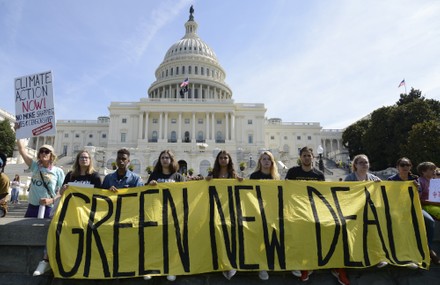 Demonstrators Hold Banner Support Congress Green Editorial Stock Photo ...