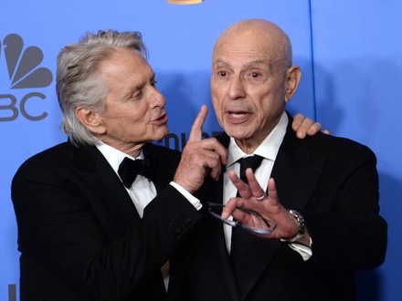 Actors Michael Douglas L Alan Arkin Editorial Stock Photo - Stock Image ...
