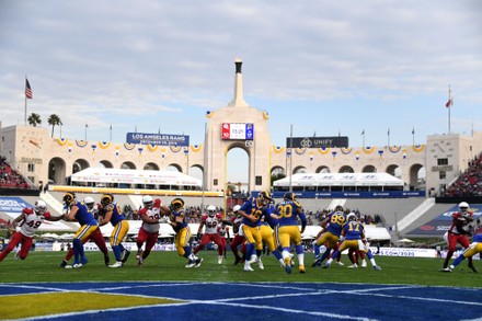 Rams Jared Goff Hands Off Running Editorial Stock Photo - Stock Image ...