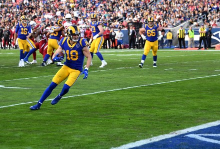 Rams Jared Goff Hands Off Running Editorial Stock Photo - Stock Image ...
