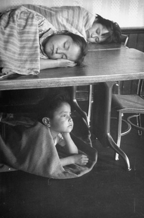Navaho Children Taking Naps On Tables Editorial Stock Photo - Stock ...