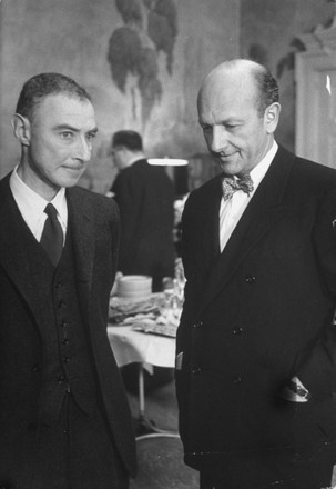 1950 J Robert Oppenheimer Standing Next Editorial Stock Photo - Stock ...